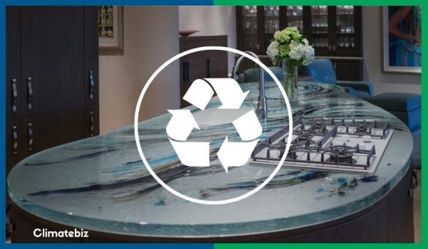 Recycled Glass Countertops (Home Owners Guide) - Climatebiz