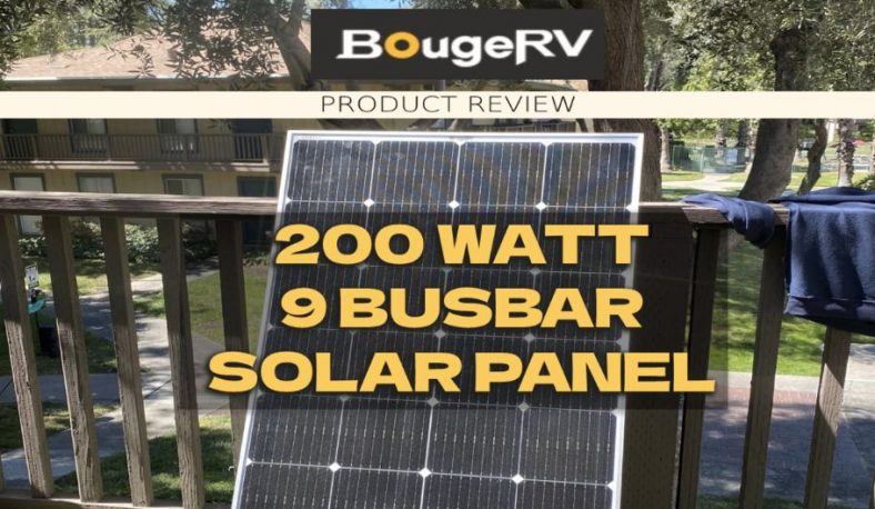 BougeRV 200W 12V Solar Panel Review - Climatebiz